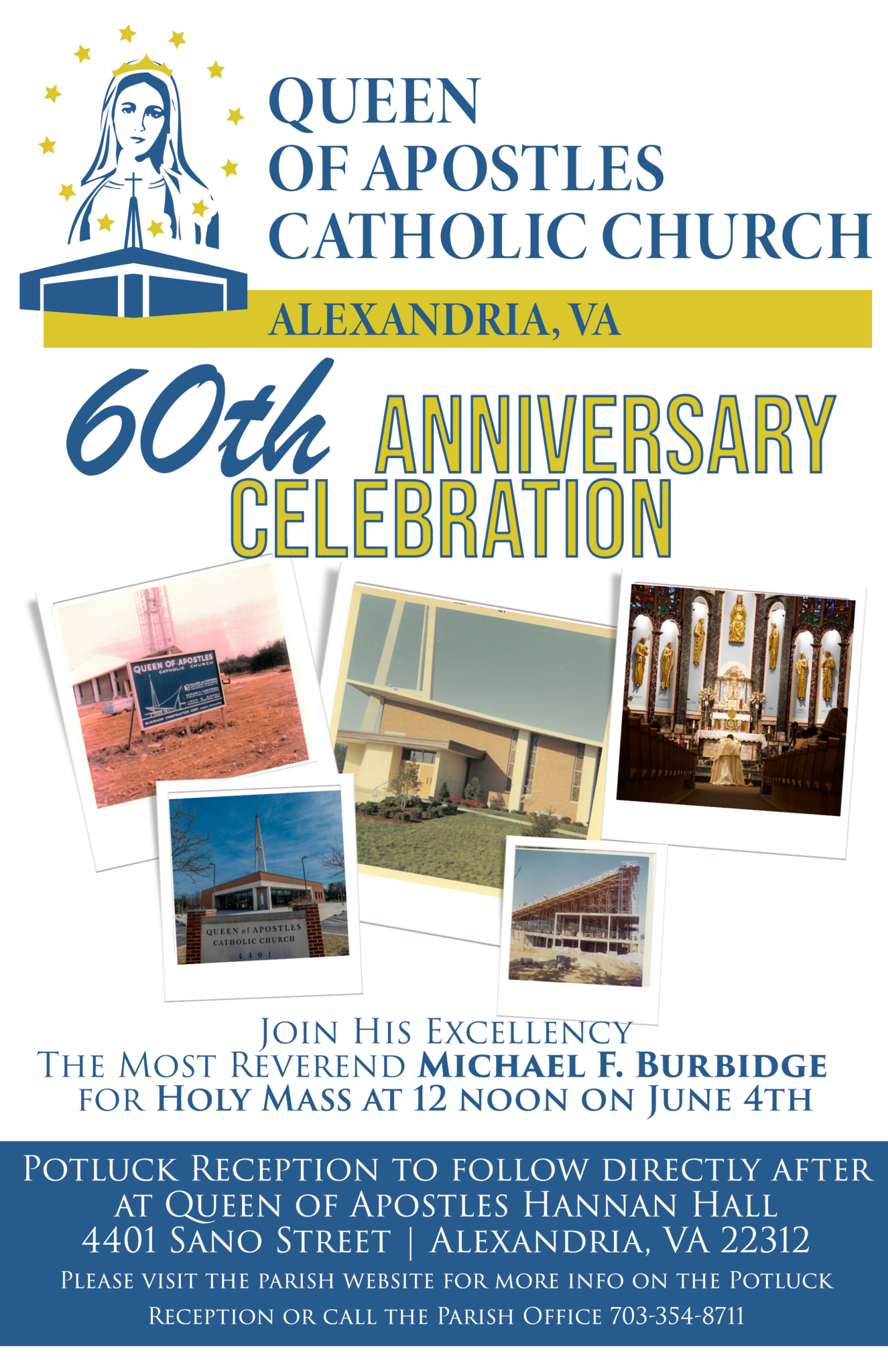 Queen of Apostles 60th Anniversary | Queen of Apostles Catholic Church