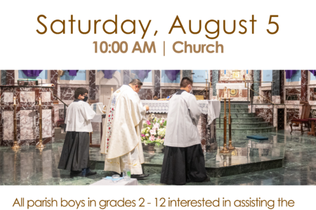 Altar Server Training | Queen of Apostles Catholic Church