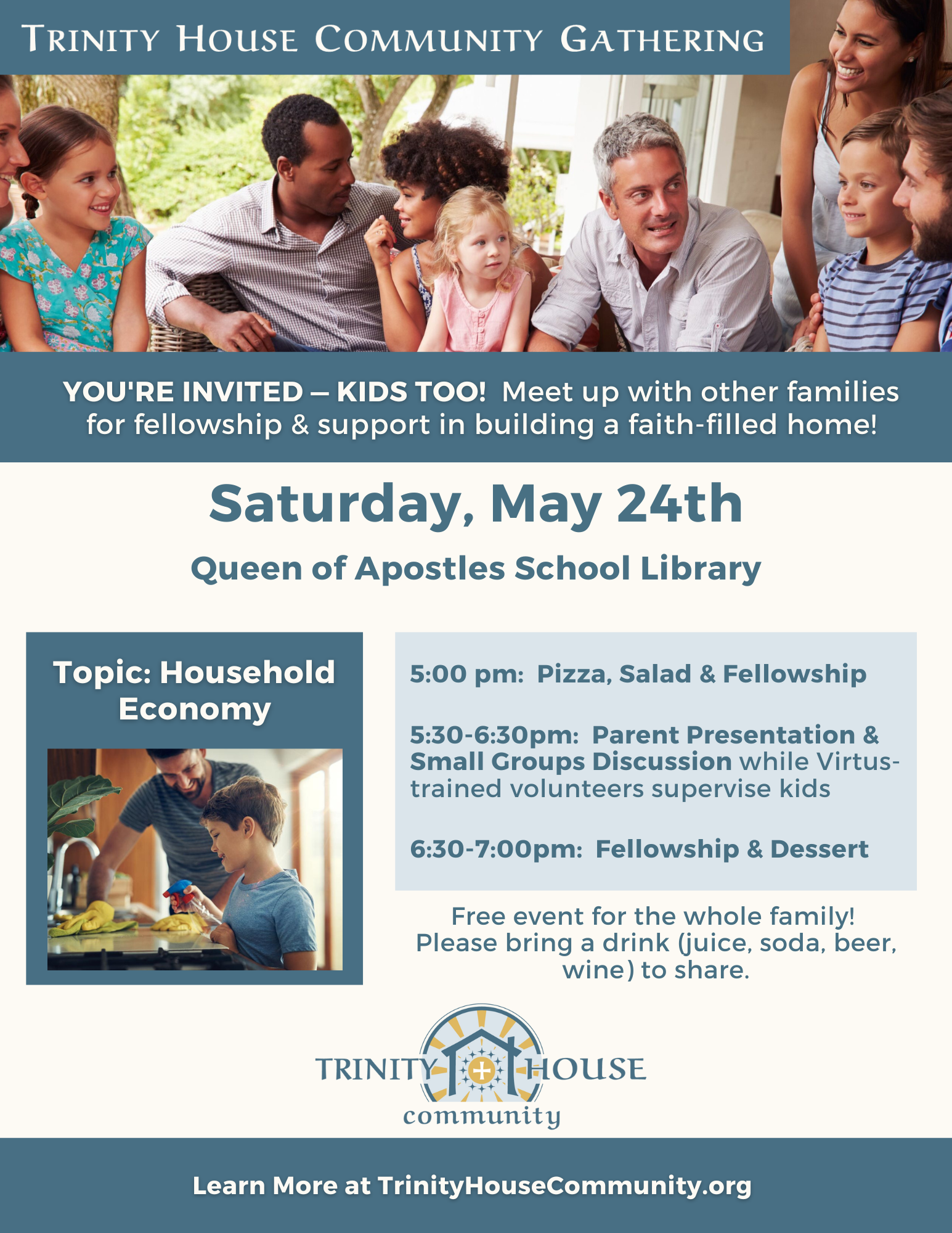 Trinity House | May 24th, 2025 | Queen of Apostles Catholic Church