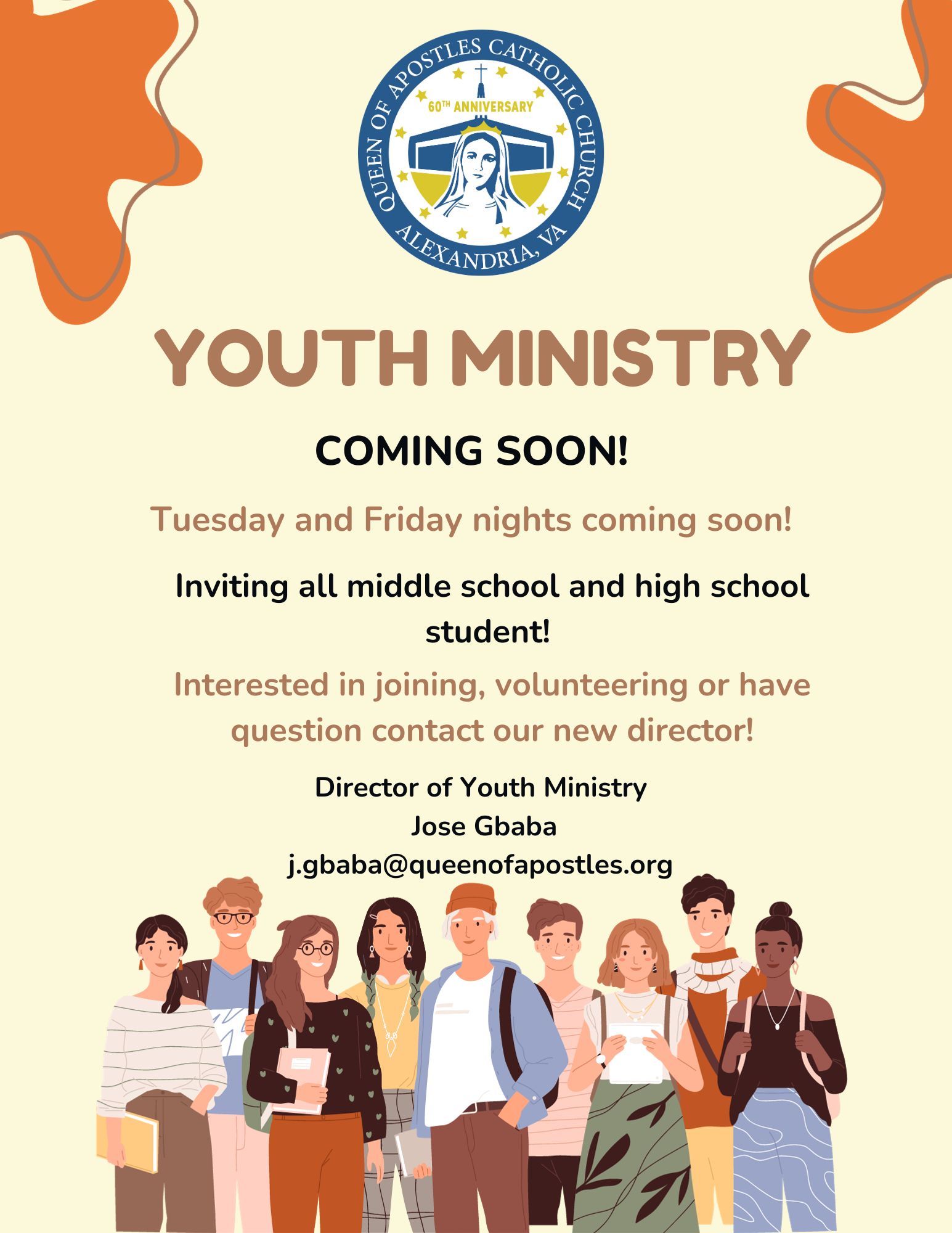 Youth Ministry | Queen of Apostles Catholic Church