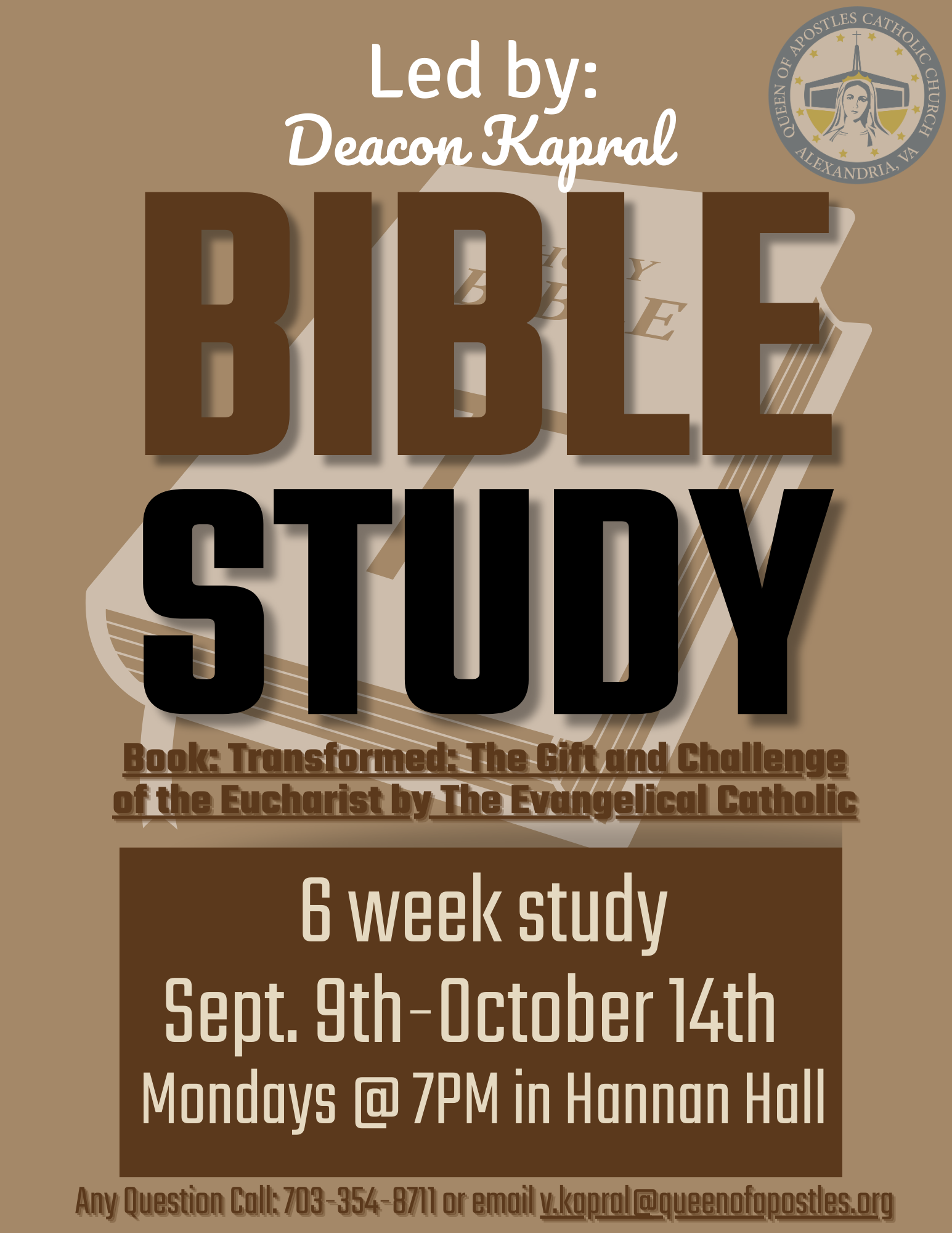 Fall Bible Study 2024 | Queen of Apostles Catholic Church